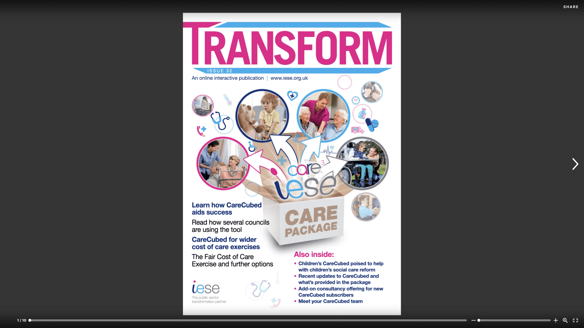 Transform Magazine - IESE Local Government and Public Sector Consultants